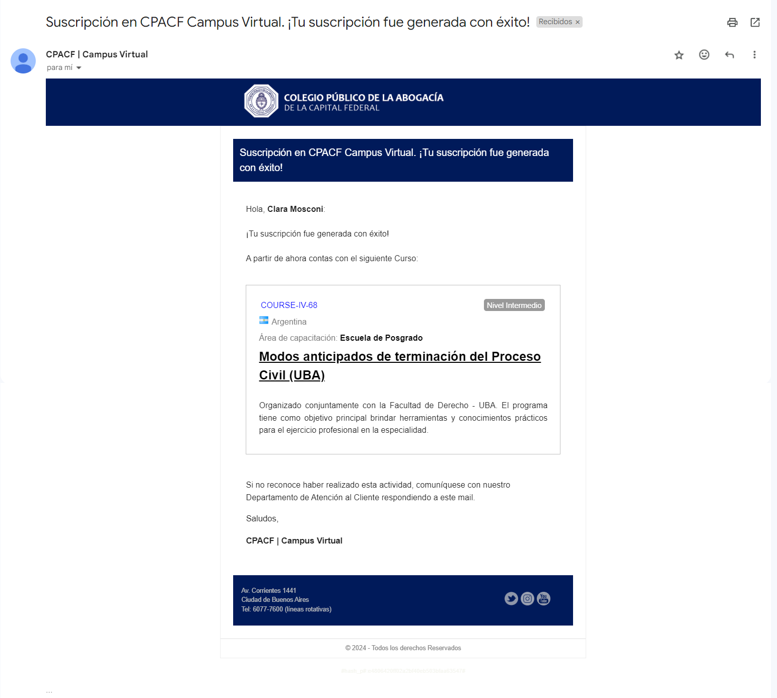 Colegio Público de la Abogacía de la Capital Federal